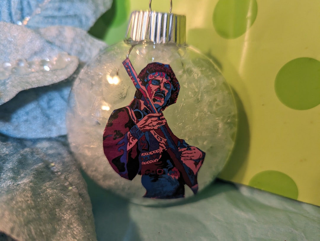 Hand Crafted Christmas Ornament, Hendrix, Purple Haze - Etsy