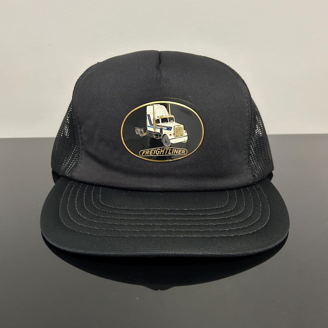 Vintage 80s Freightliner Trucking Trucker Mesh Snapback Hat Cap - Etsy
