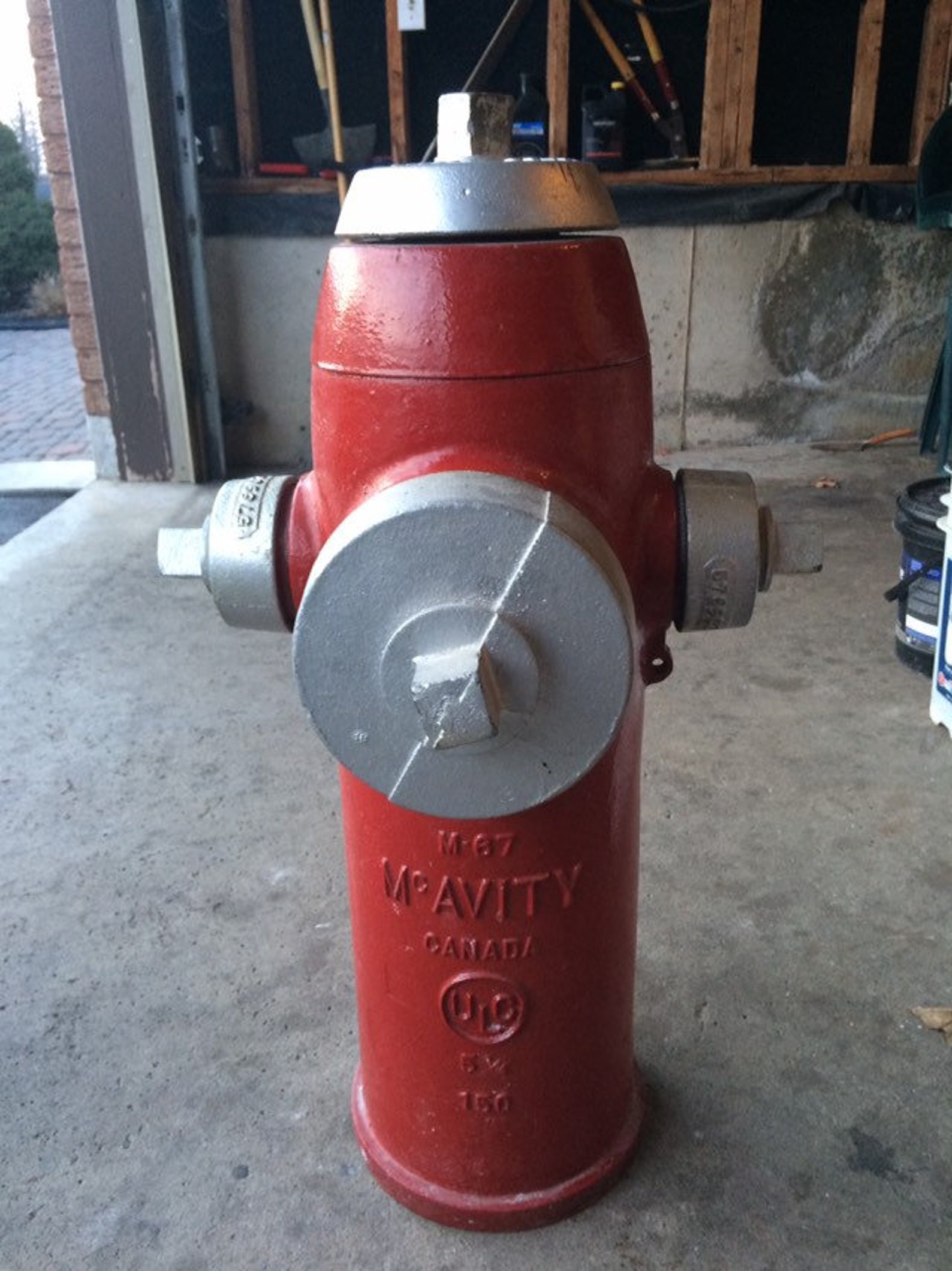 Vintage M-67 McAVITY Fuego Hydrant Hierro Fundido Muy Pesado - Etsy España