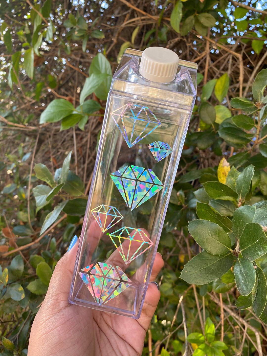 Diamond Milk Cup | Milk Carton Cup | Reusable Cup - Etsy