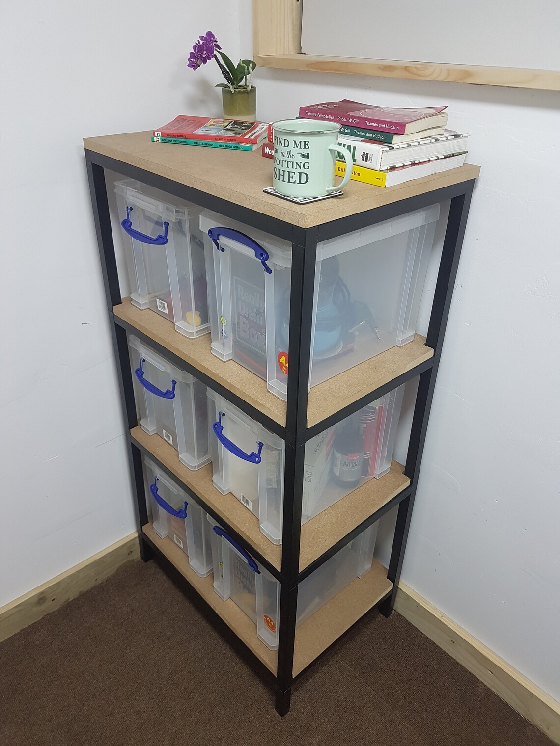 19L Really Useful Boxes Storage Shelves DIY Plans and Build Guide ...