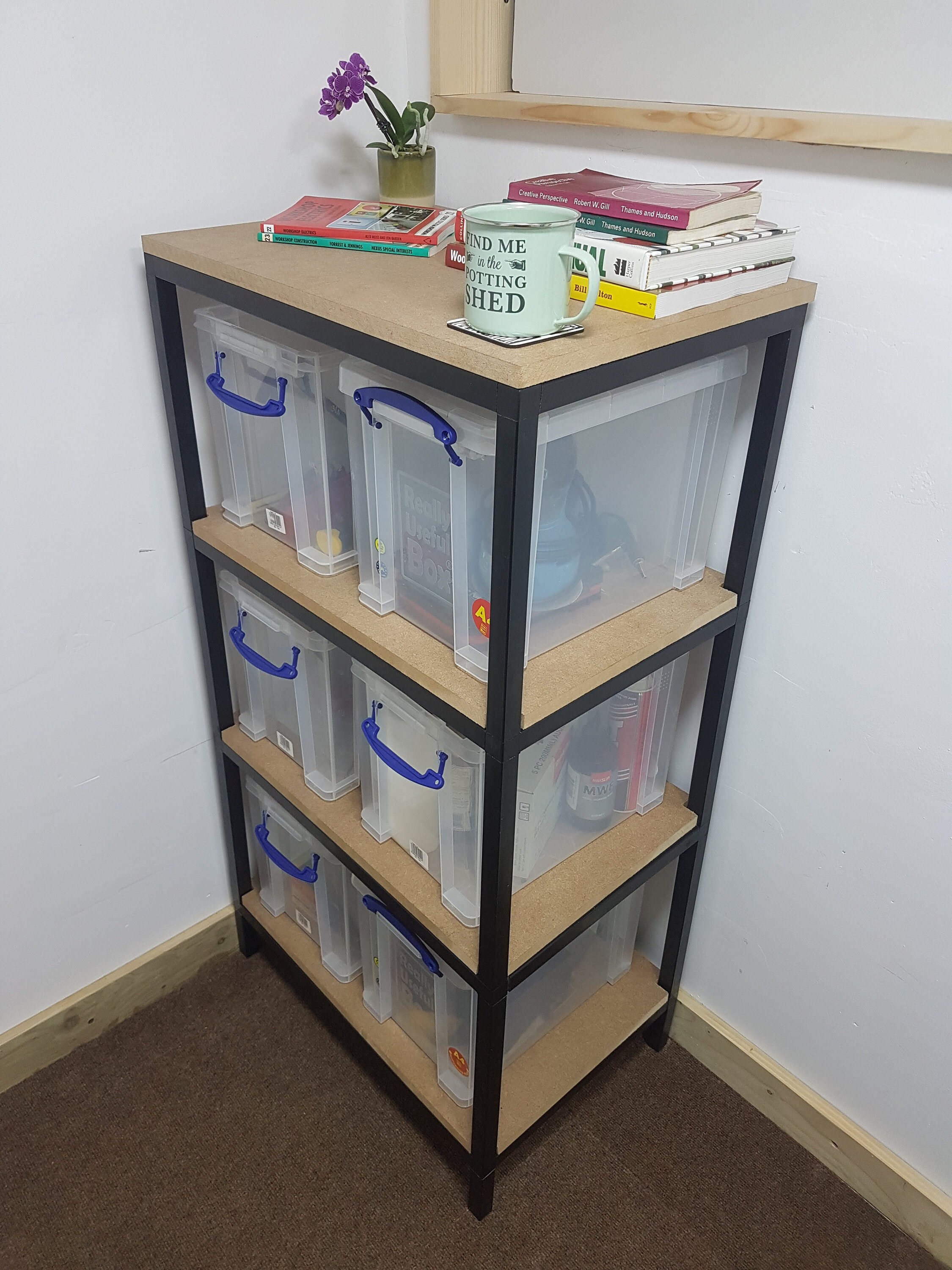 19L Really Useful Boxes Storage Shelves DIY Plans and Build Guide ...