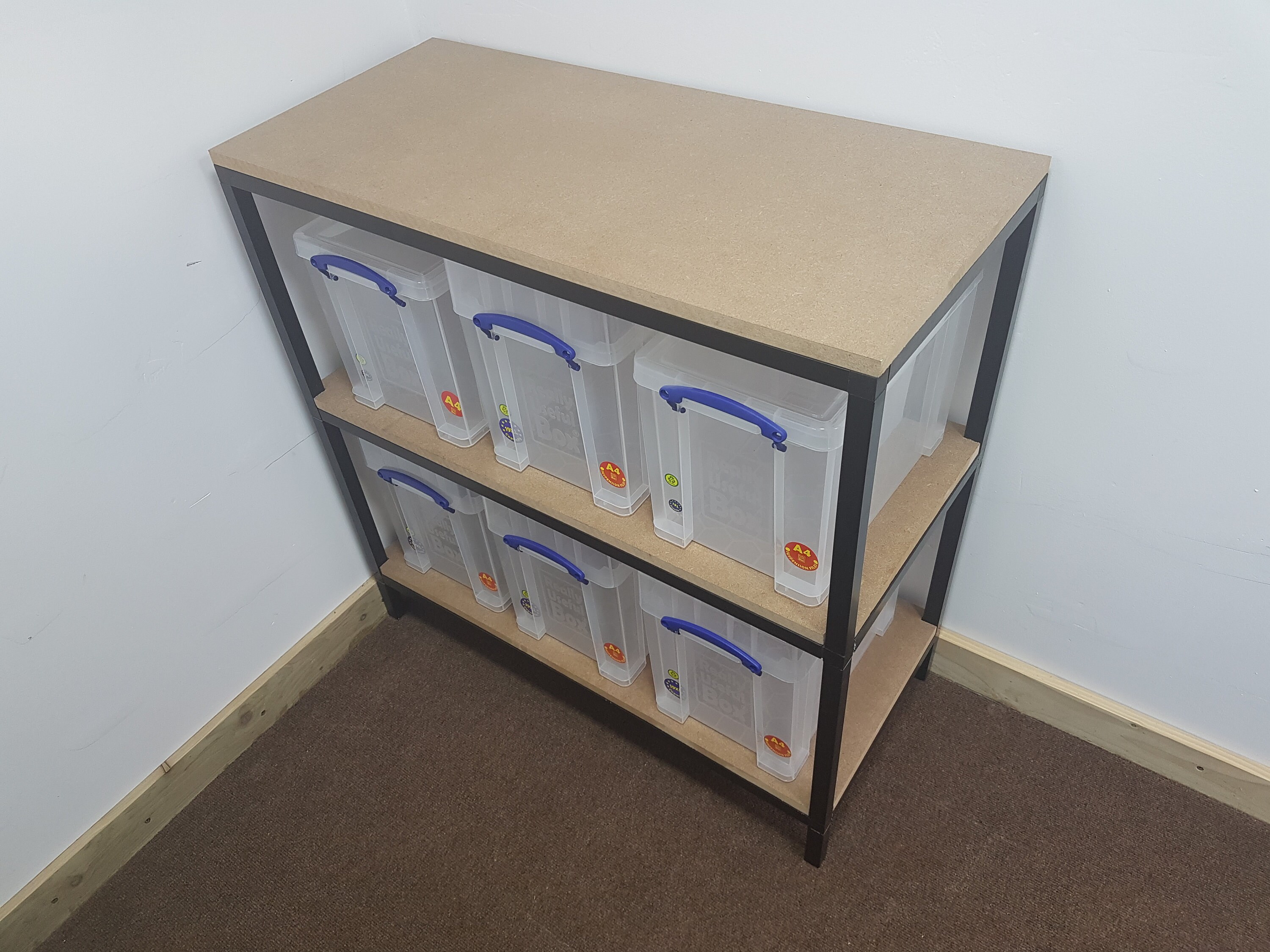 19L XL Really Useful Boxes Storage Shelves DIY Plans and Build Guide ...