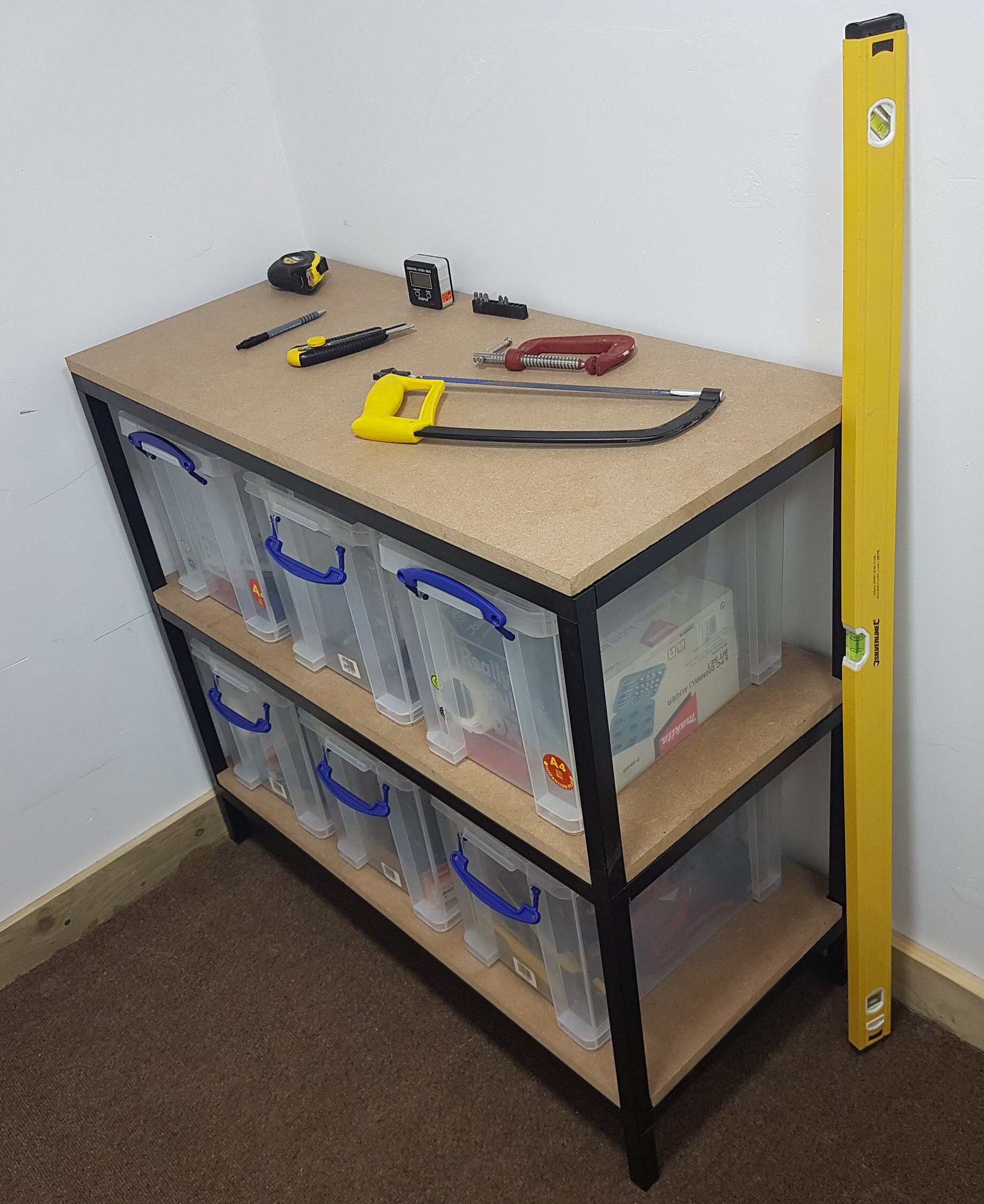 19L Really Useful Boxes Storage Shelves DIY Plans and Build Guide ...