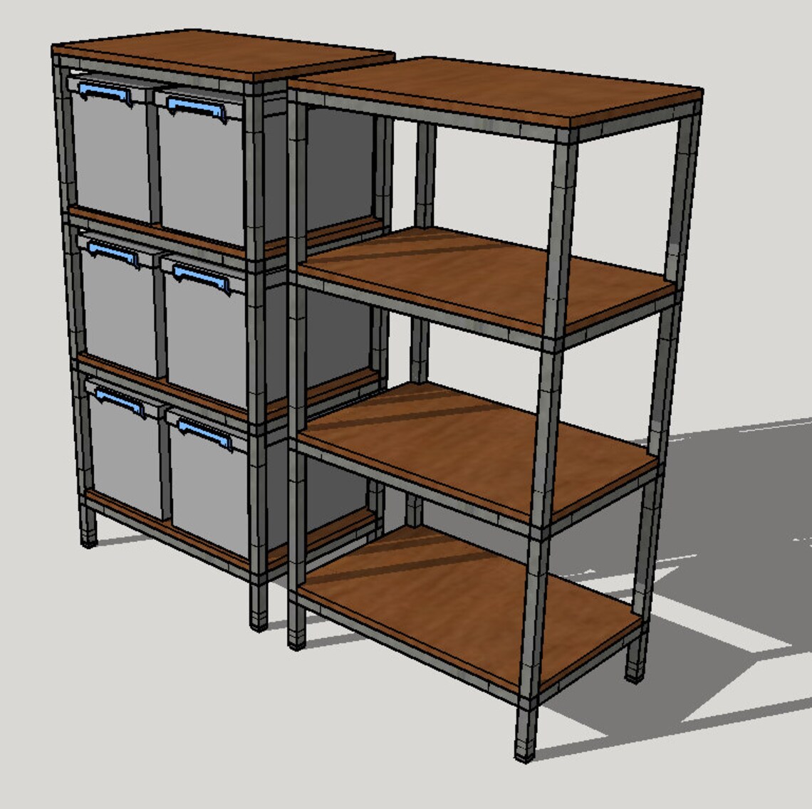 19L Really Useful Boxes Storage Shelves DIY Plans and Build Guide ...