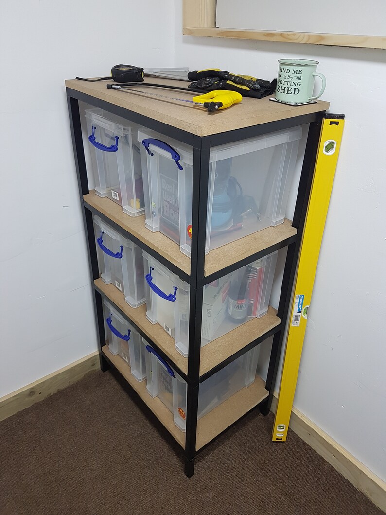 19L Really Useful Boxes Storage Shelves DIY Plans and Build Guide ...