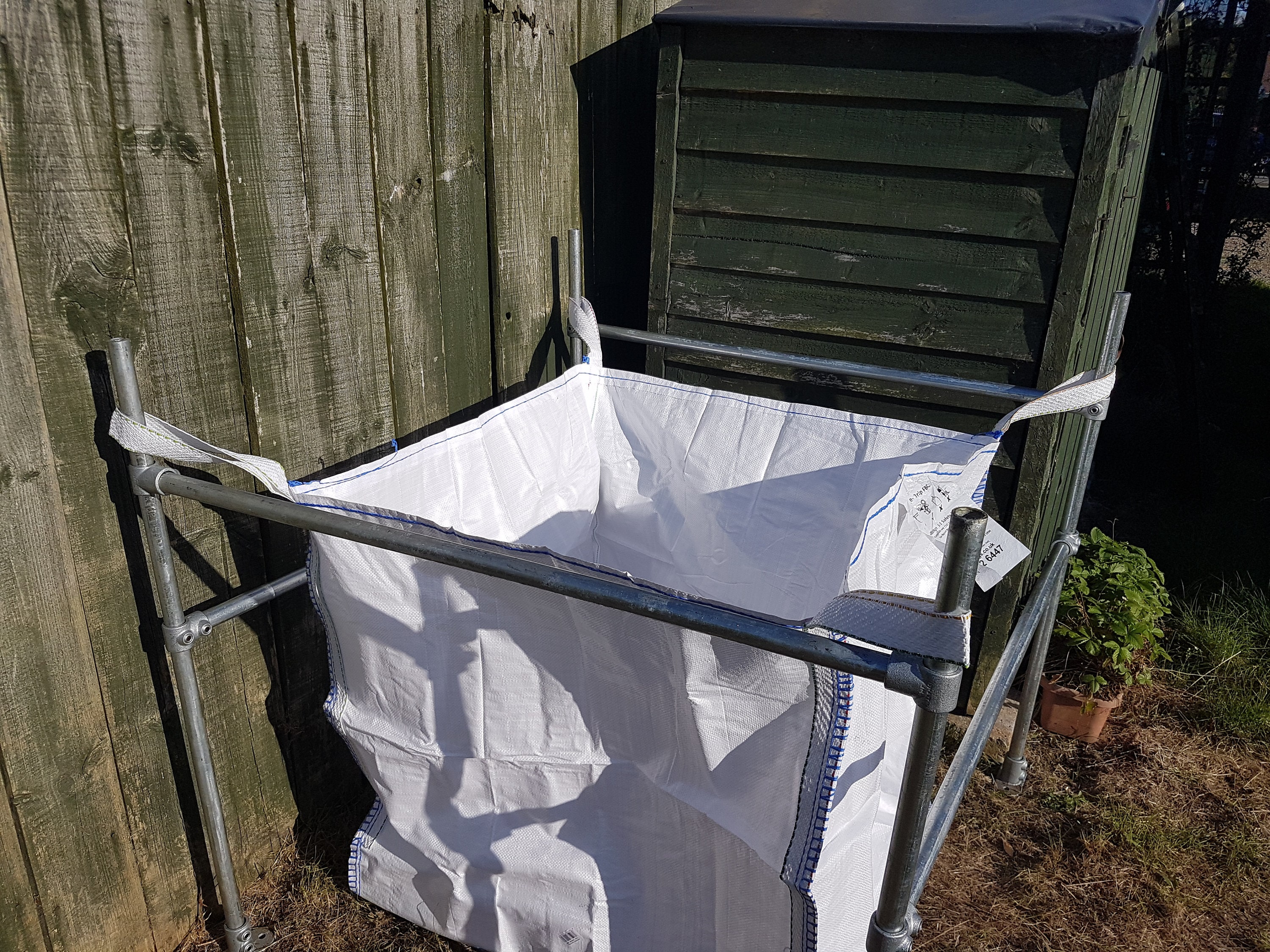 Adjustable Scaffold Bulk Bag Stand Frame - DIY Plans and Build Guide - Etsy