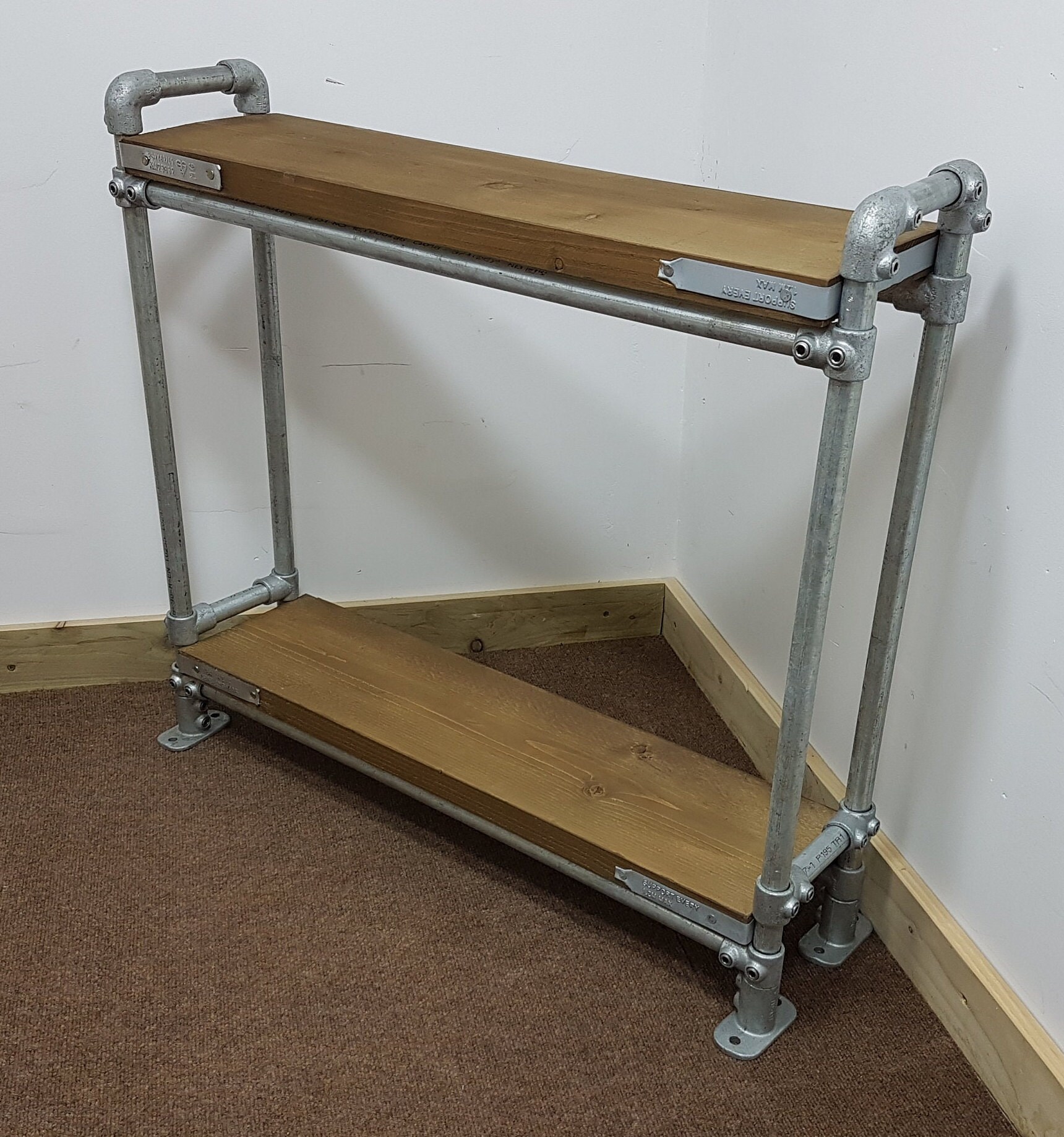 Adjustable Scaffold Two Tier Boot & Shoe Shelf DIY Plans and Build ...