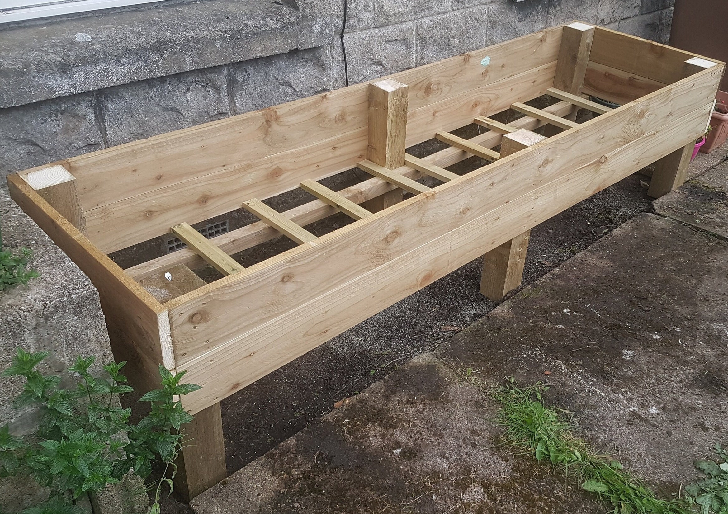Raised Garden Planter - 2.5 Meter Long - DIY Plans and Build Guide - Etsy