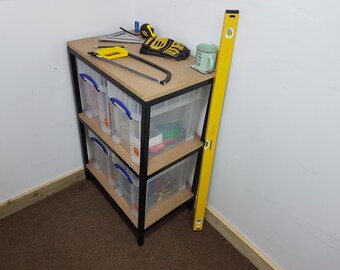 19L Really Useful Boxes Storage Shelves DIY Plans and Build | Etsy