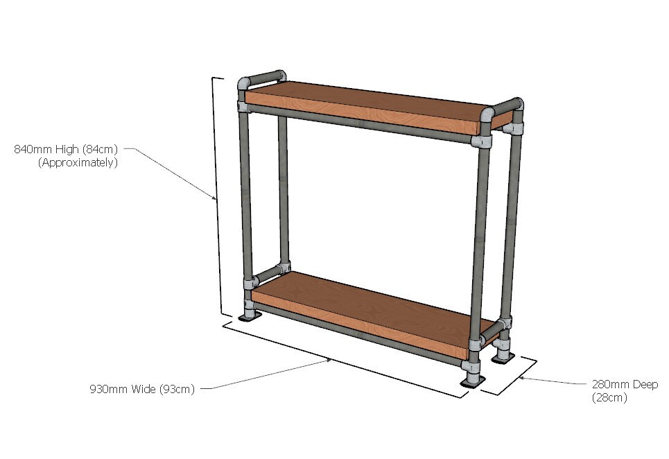 Adjustable Scaffold Two Tier Boot & Shoe Shelf DIY Plans and Build ...