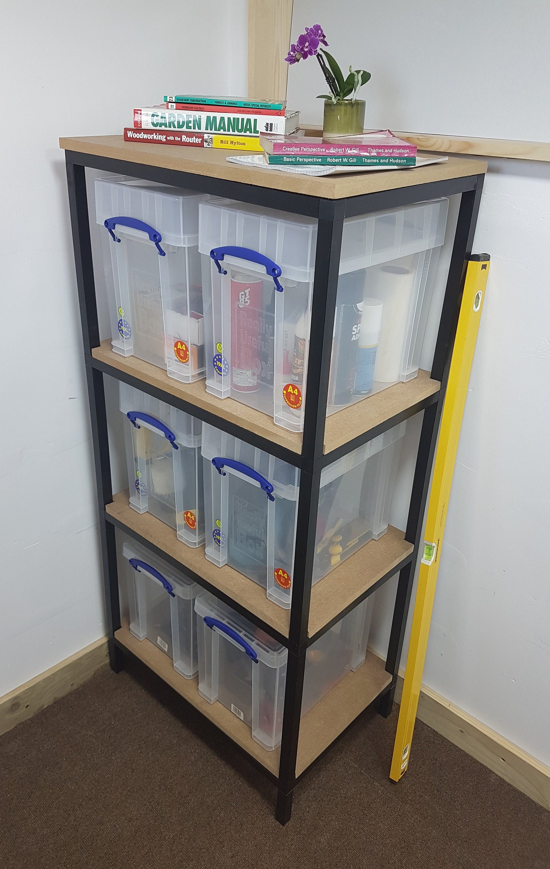 19L XL Really Useful Boxes Storage Shelves DIY Plans and Build Guide ...