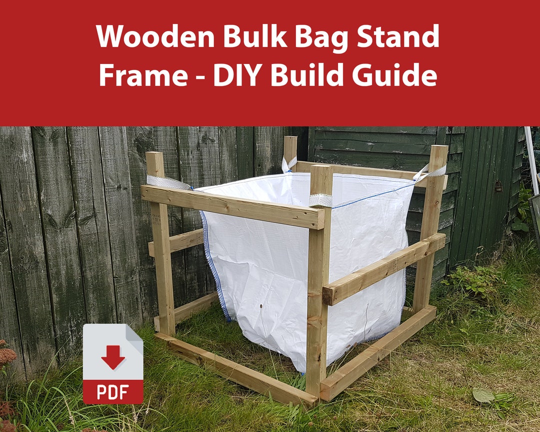 Wooden Bulk Bag Stand Frame - DIY Build Guide - Etsy