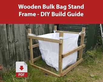 Adjustable Scaffold Bulk Bag Stand Frame - DIY Plans and Build Guide - Etsy