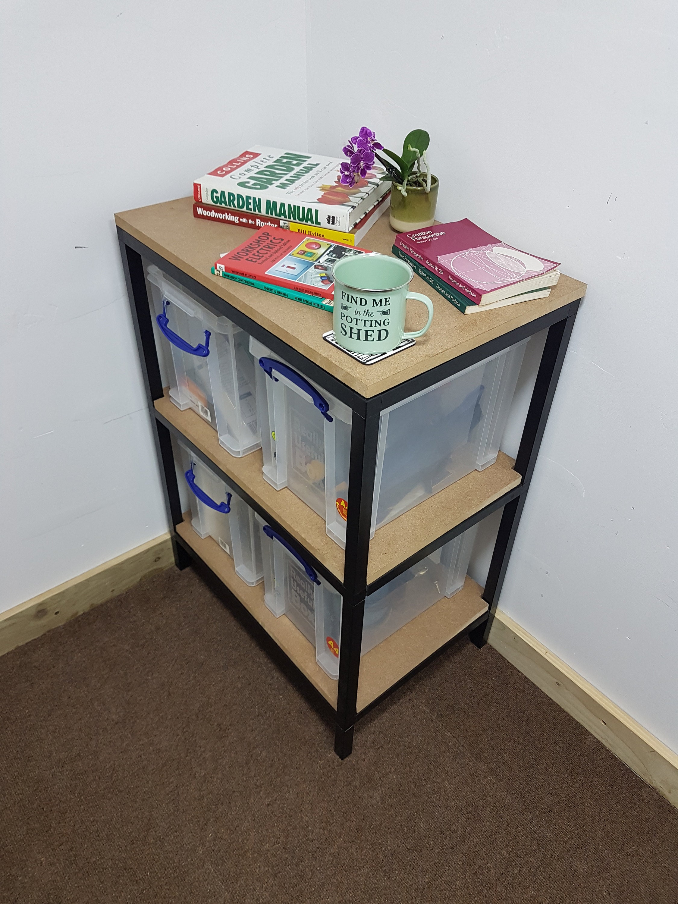 19L Really Useful Boxes Storage Shelves DIY Plans and Build Guide ...