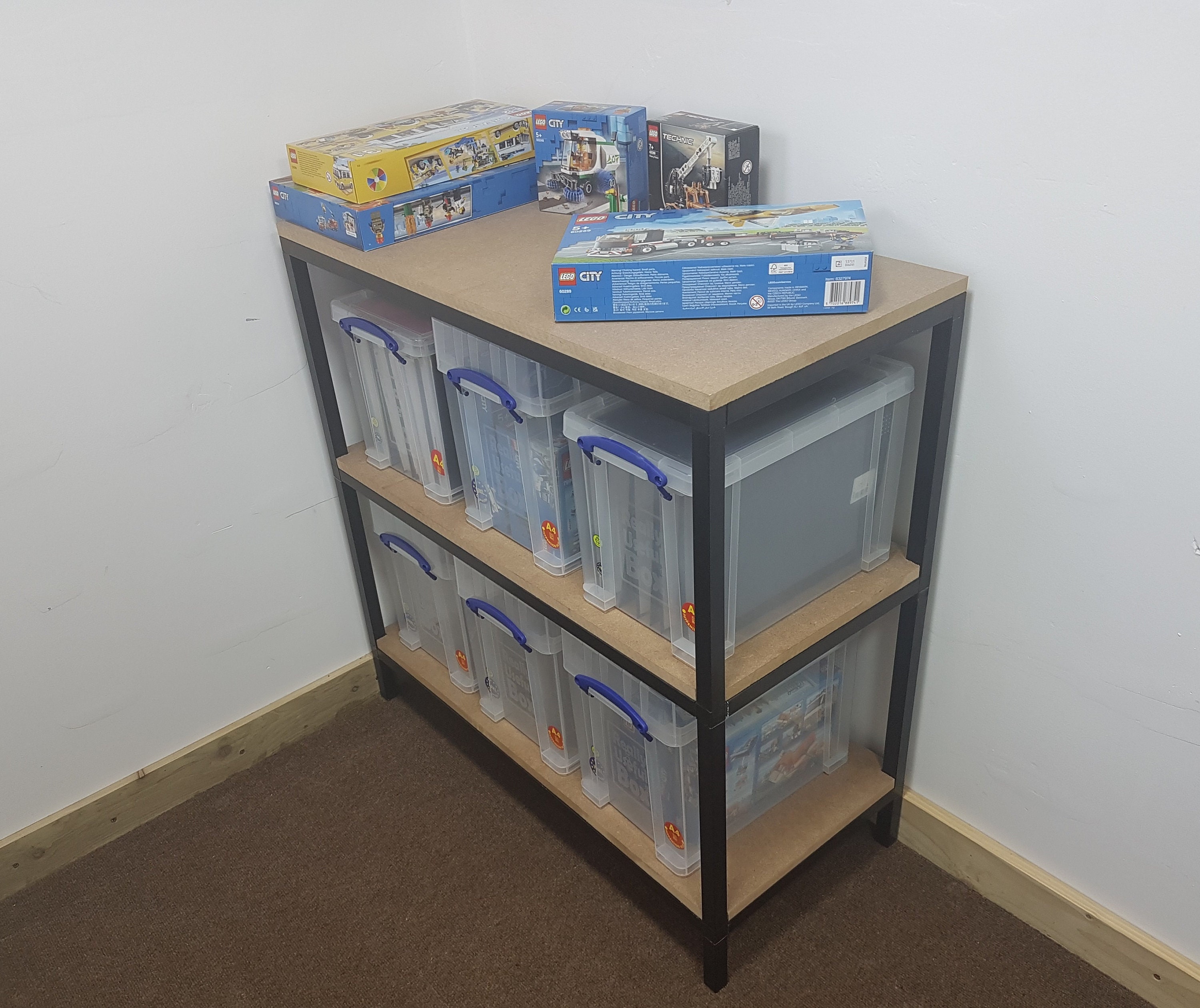 19L XL Really Useful Boxes Storage Shelves DIY Plans and Build Guide ...