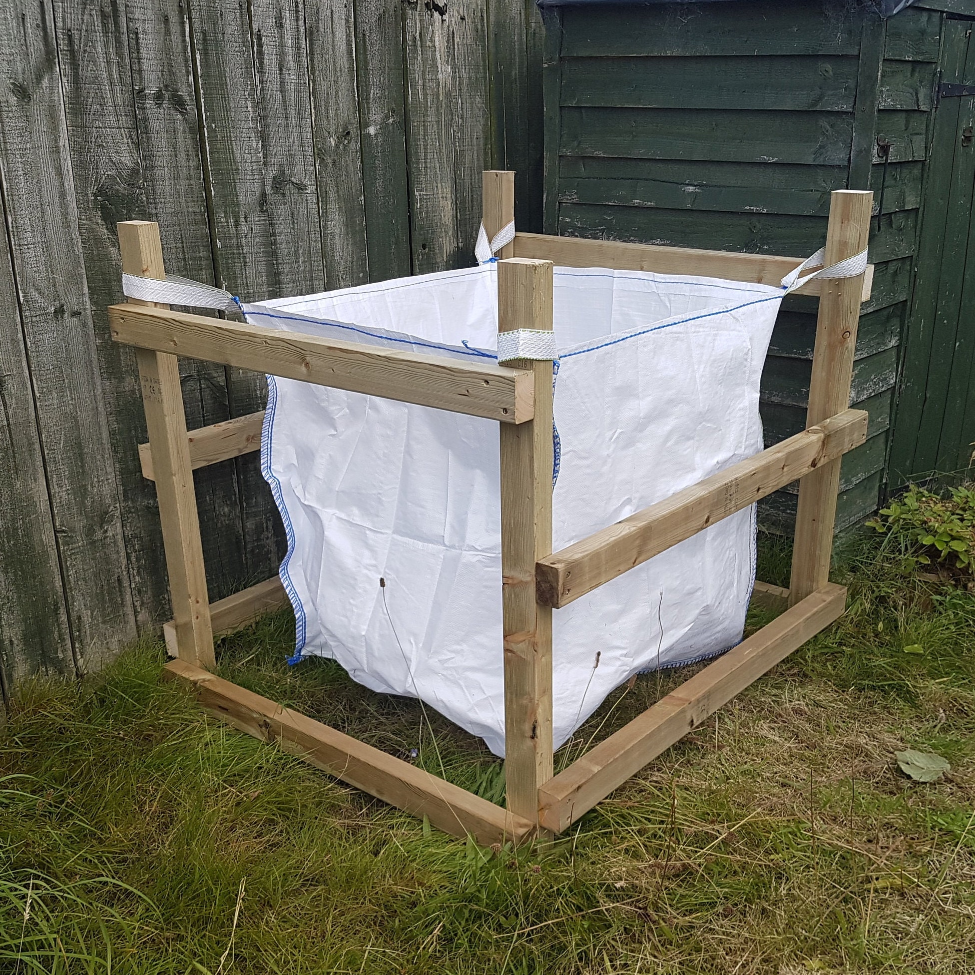 Wooden Bulk Bag Stand Frame - DIY Build Guide - Etsy Australia