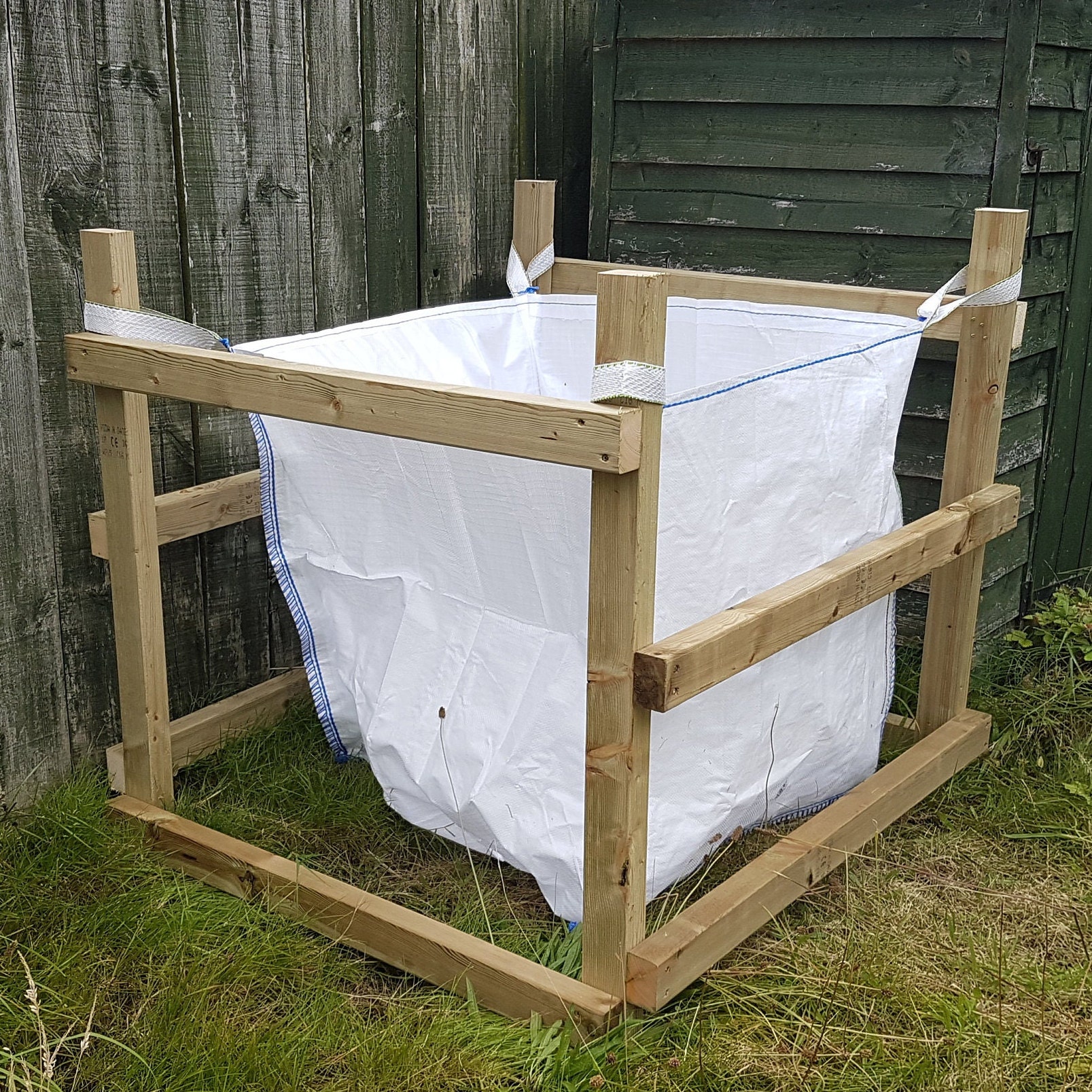 Wooden Bulk Bag Stand Frame - DIY Build Guide - Etsy