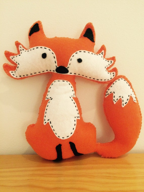 Mr Fox Plush Toy | Etsy