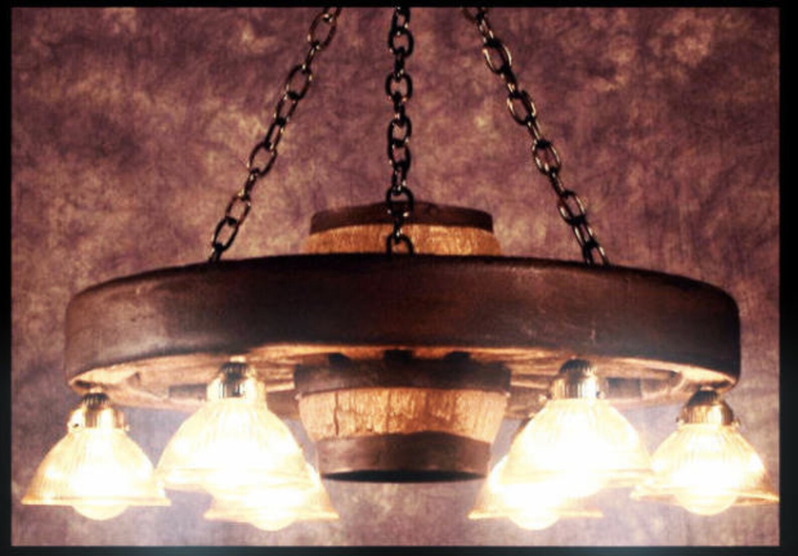 Circle the Wagons! Wagon Wheel Chandelier Western Decor Pendant Light ...