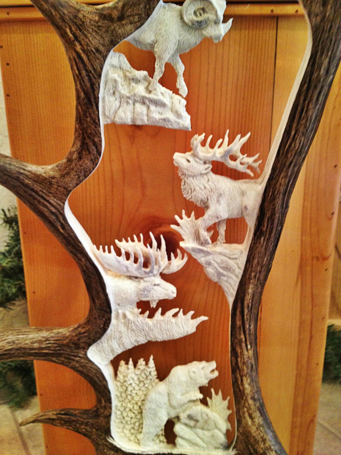 Antler Carving Moose Antler Carvings Eagle Carving Antler Art - Etsy Canada