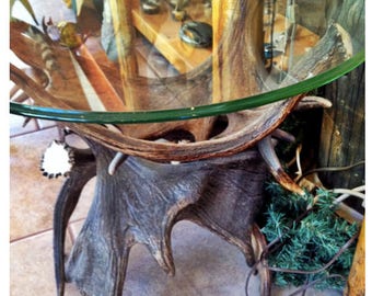 Antler End Table - Etsy