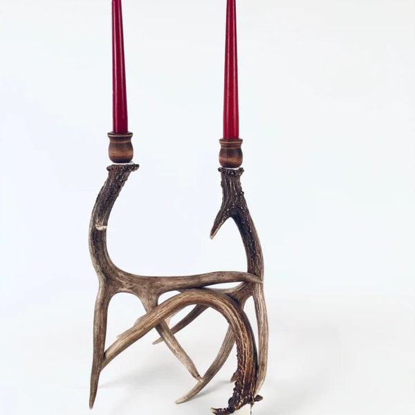 Antler Candle Holder - Etsy