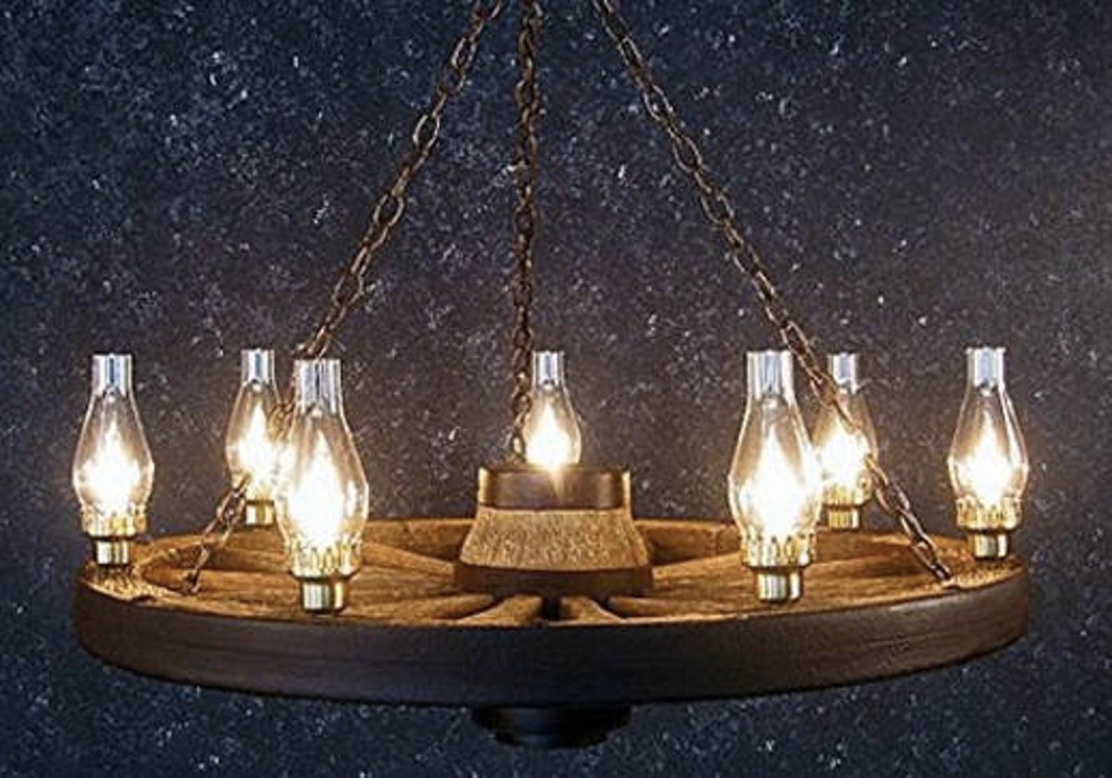 Wagons West! Wagon Wheel Chandelier Western Decor Pendant Rustic Light ...