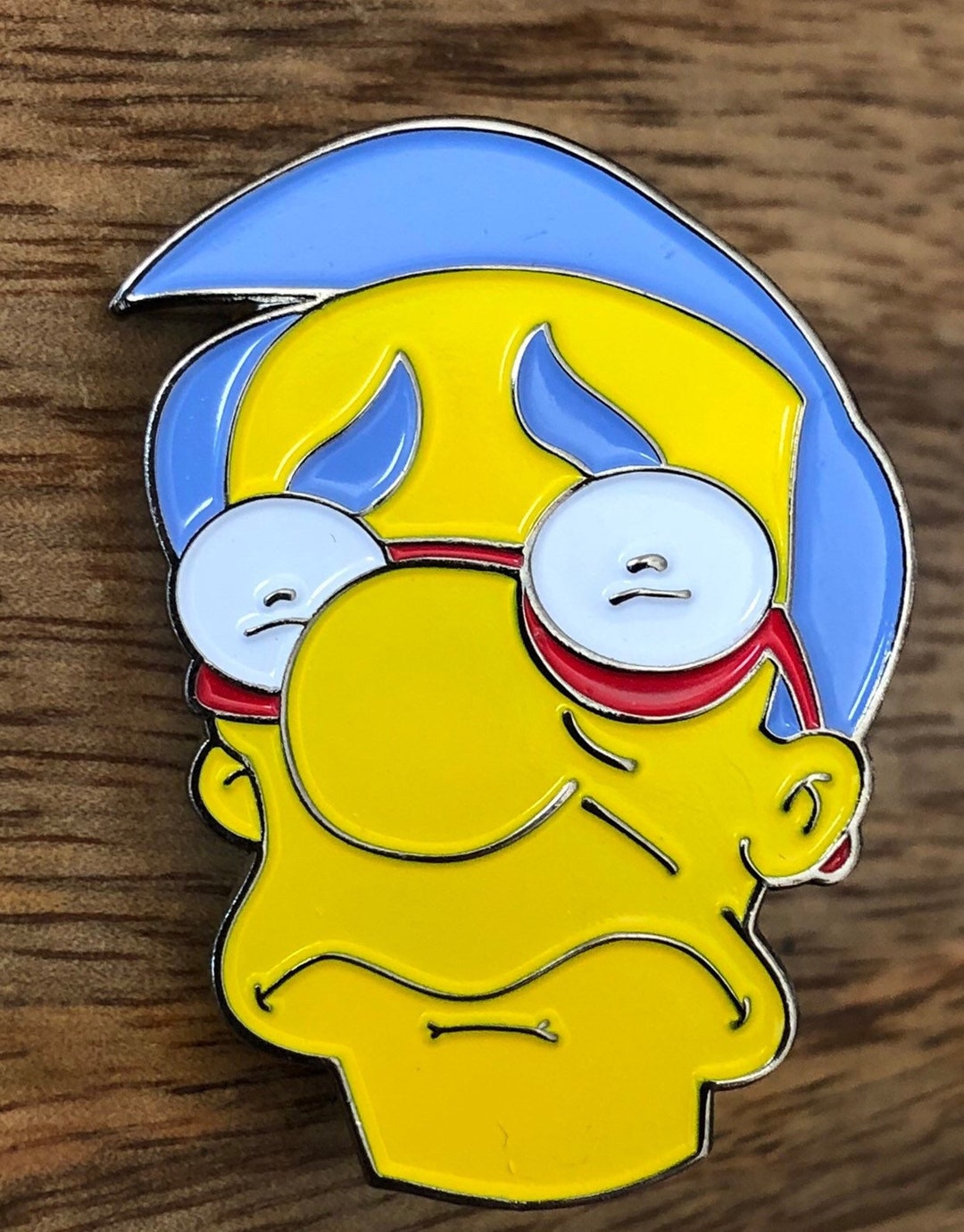 Crying Milhouse 1.5" Soft Enamel Pin - Etsy