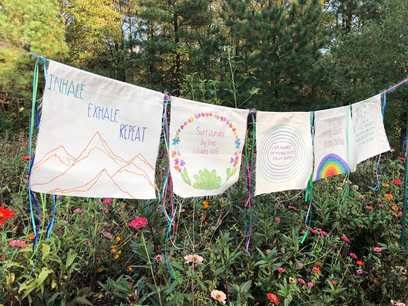 DIY Large Birth Affirmations Banner Kit for Pregnancy Home - Etsy