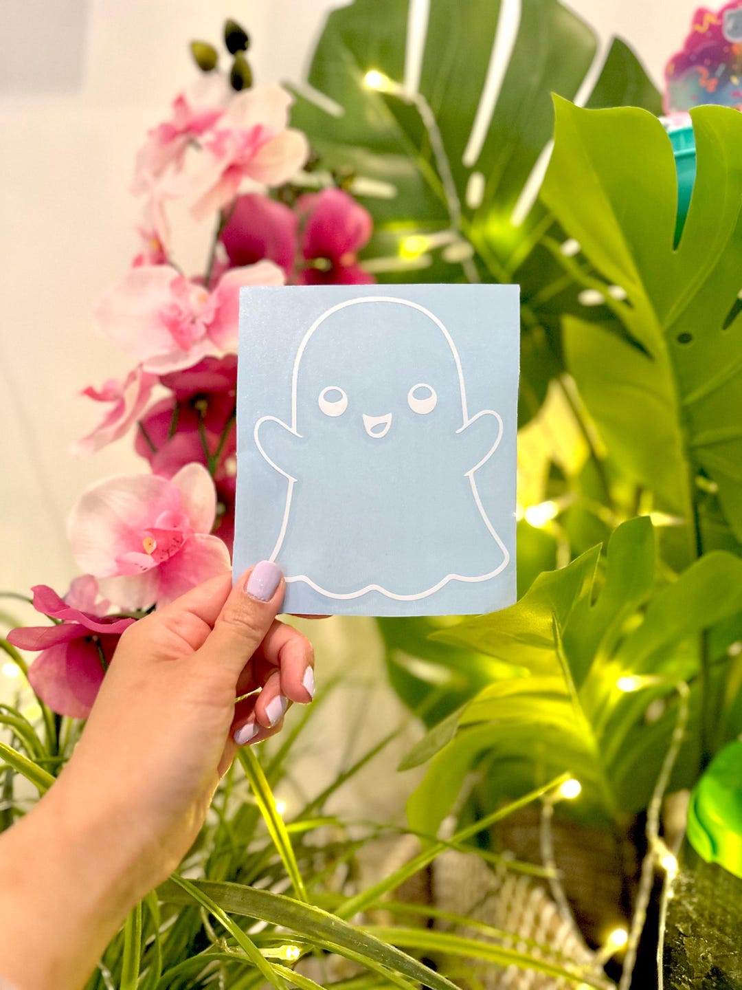 Cute Ghost JDM Vinyl Decal // Kawaii Art, Kawaii Decal, Car Bumper ...