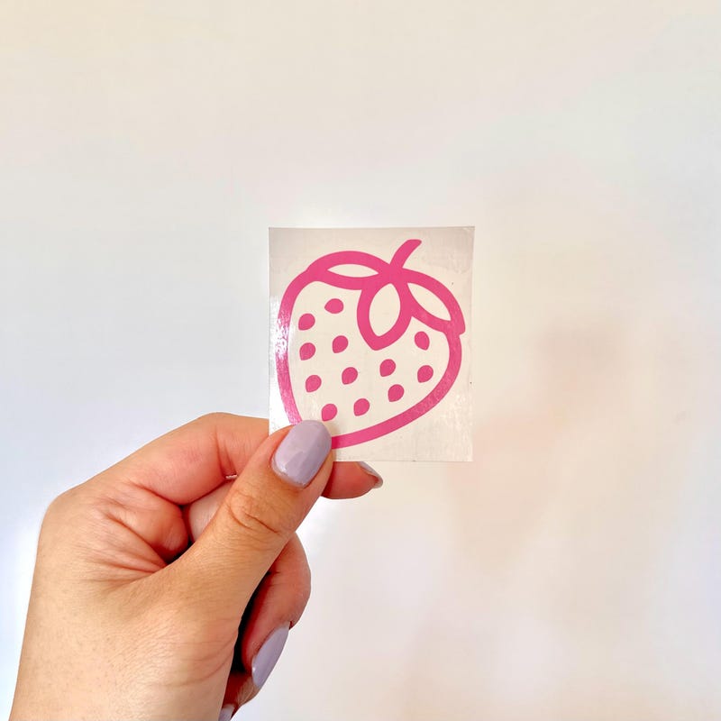 Strawberry Decals - Etsy