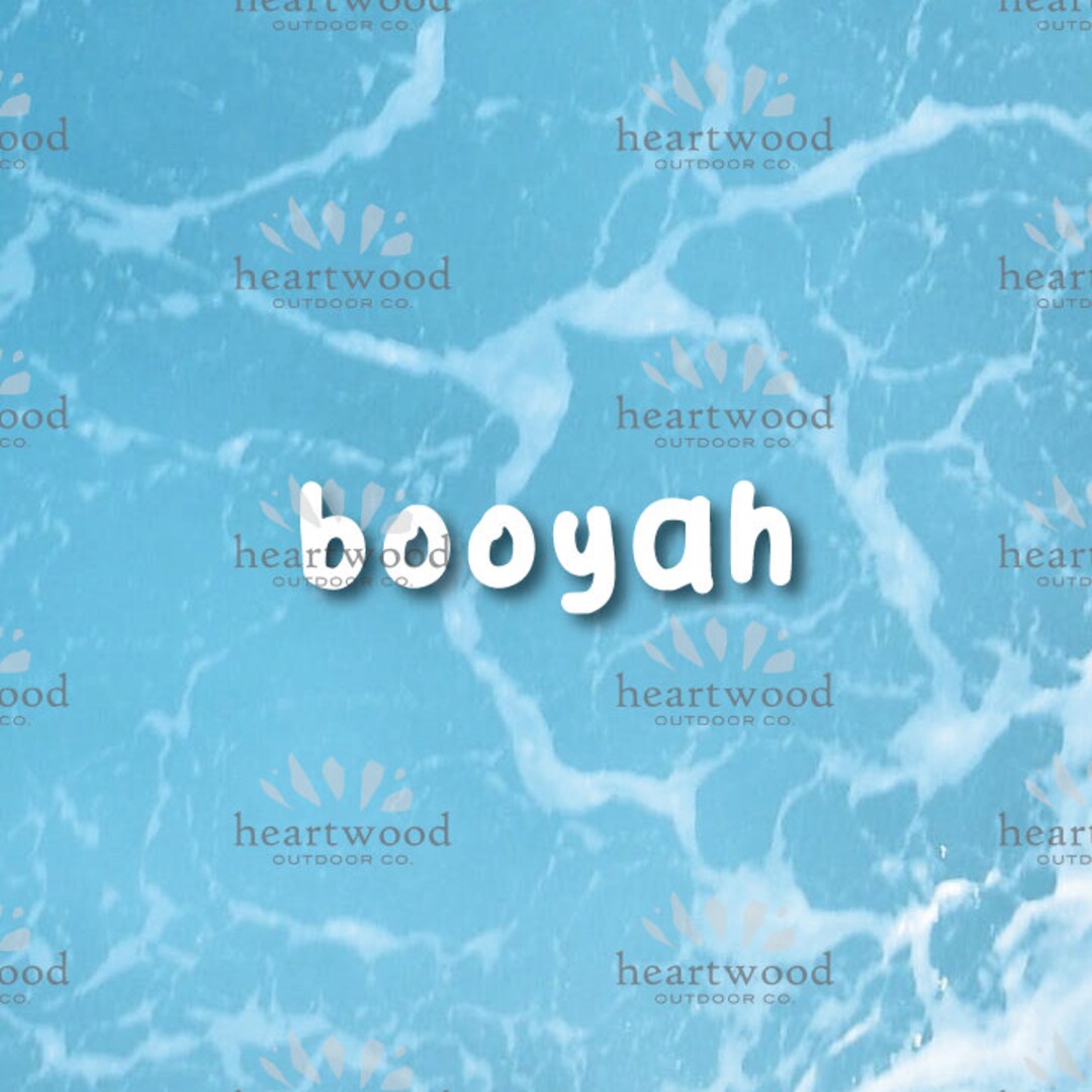 Booyah Vinyl Decal // Car Window Decal, Laptop Decal, Phone Decal ...