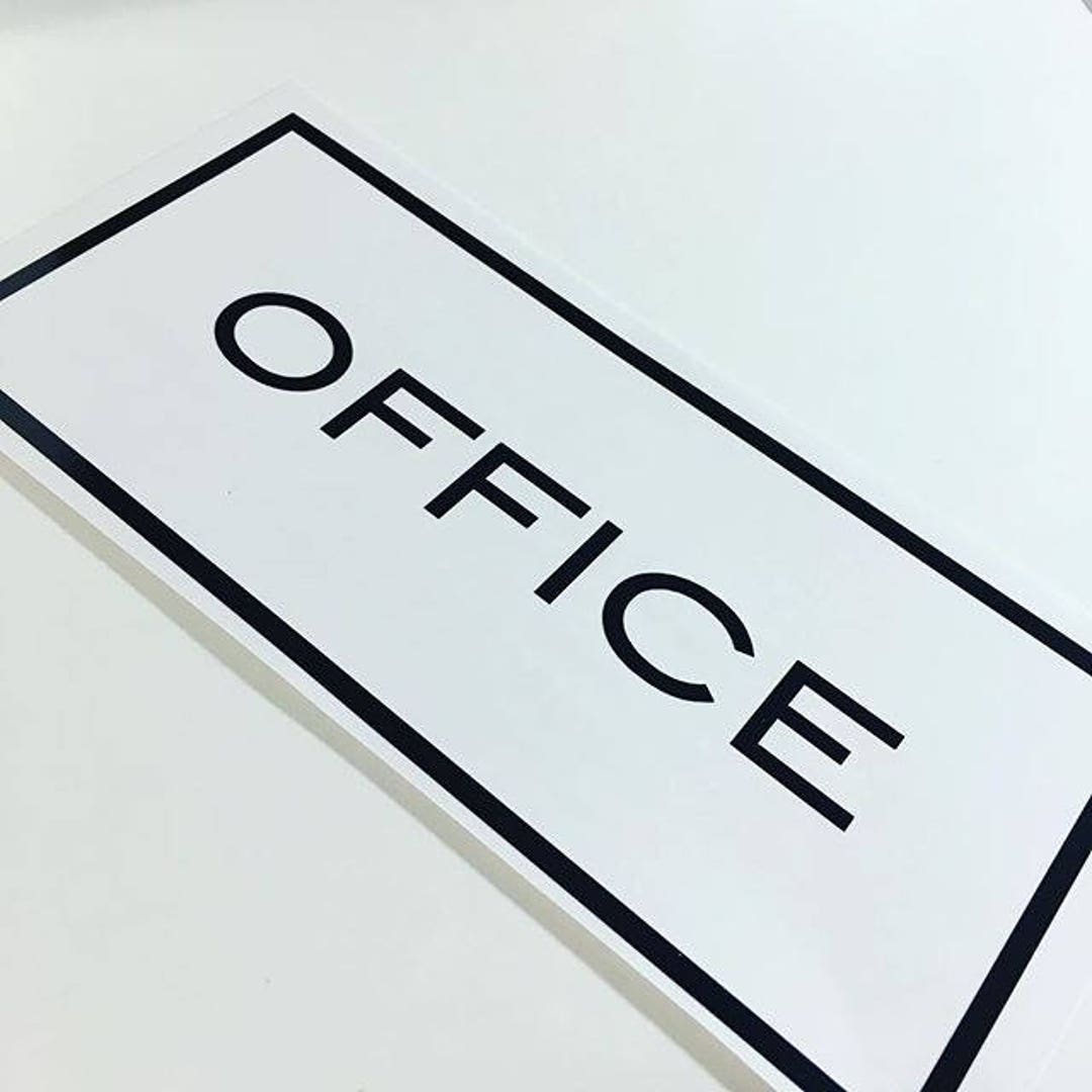 Office Vinyl Decal // Business Decals, Office Decal, Home Decor Decal ...