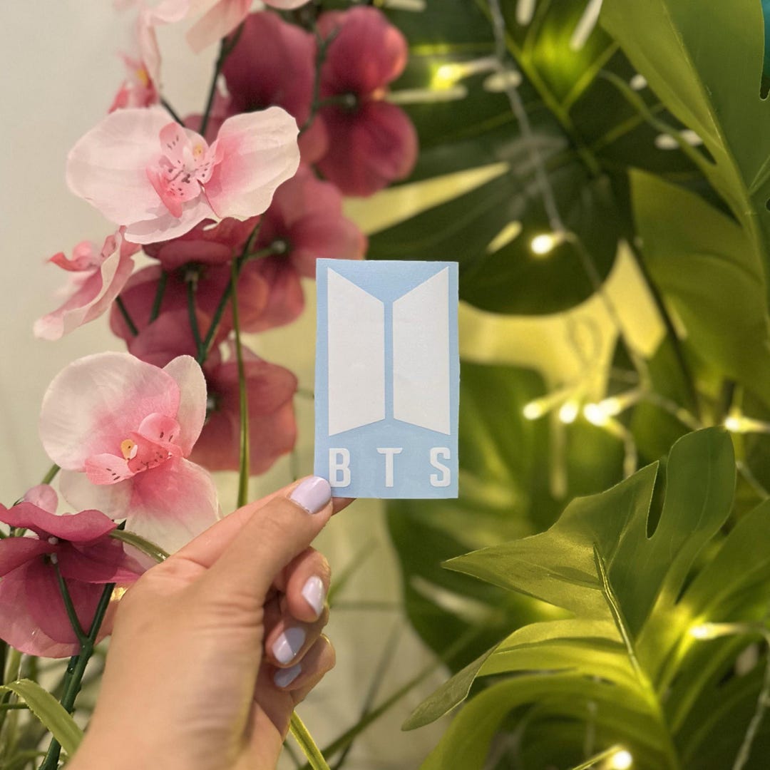 BTS Logo Kpop Waterproof Vinyl Decal Bangtan Sonyeondan Sticker - Etsy ...