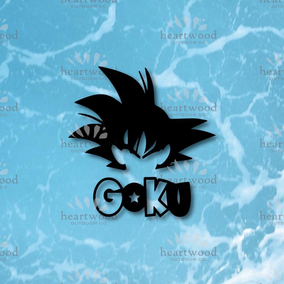 Goku JDM Anime Vinyl Decal // Window Sticker, Car Bumper Sticker, Car ...