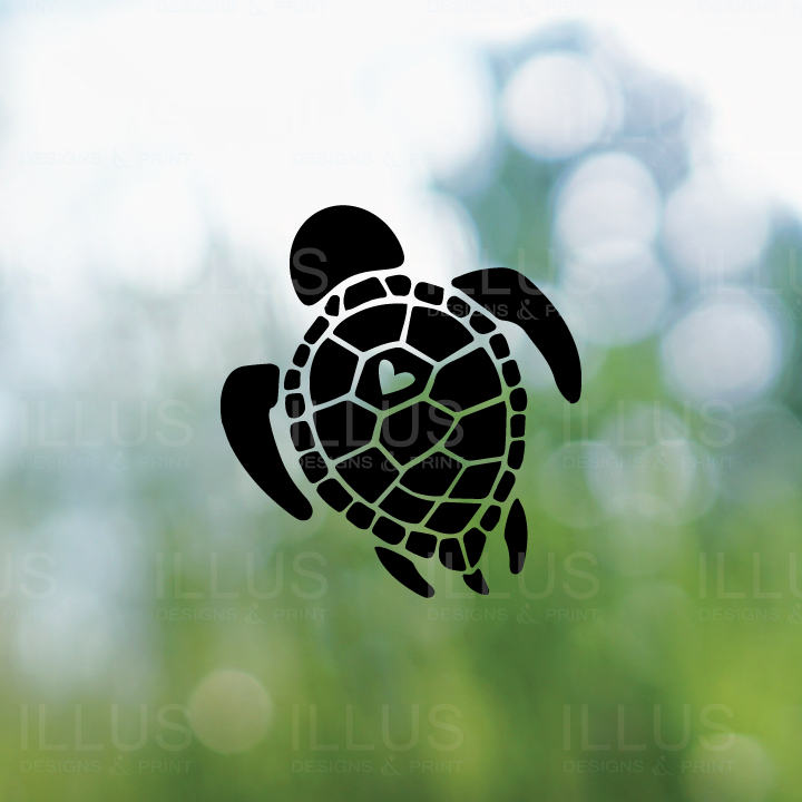 Turtle Vinyl Decal // Car Window Decal Laptop Decal Phone | Etsy Canada