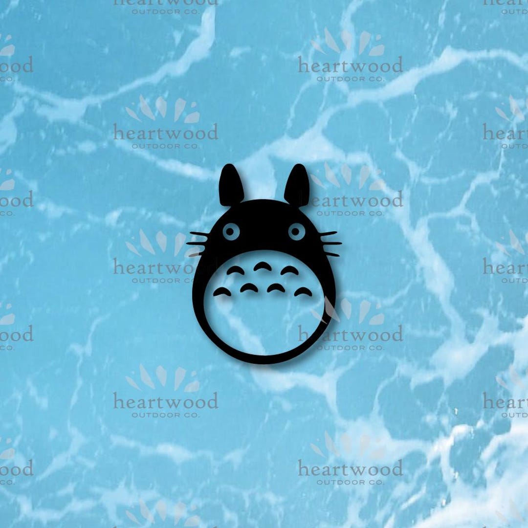 Totoro Ball Anime Vinyl Decal // Window Sticker, Car Bumper, My ...