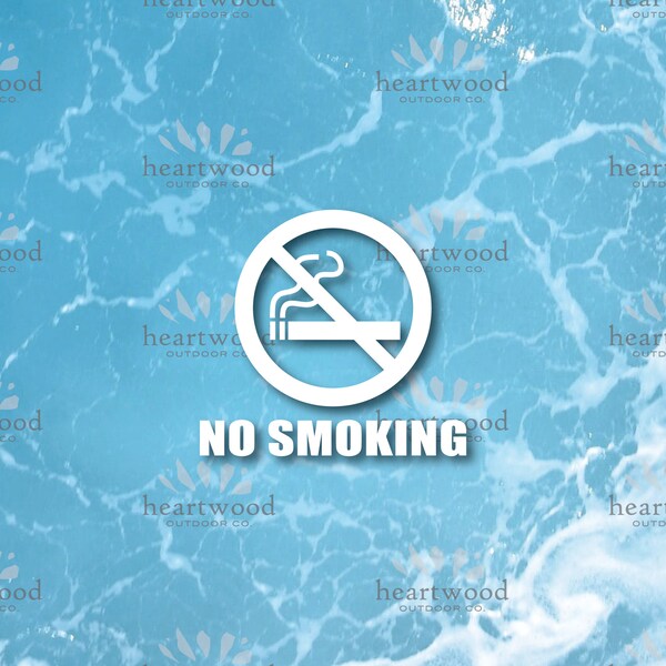 No Smoking Decal - Etsy