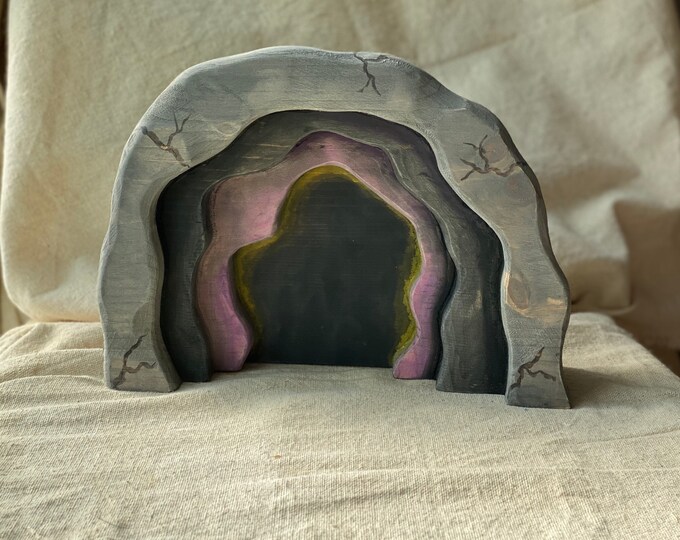 Wood Large Cave Waldorf Storytelling Play Playscape Habitat Nature ...