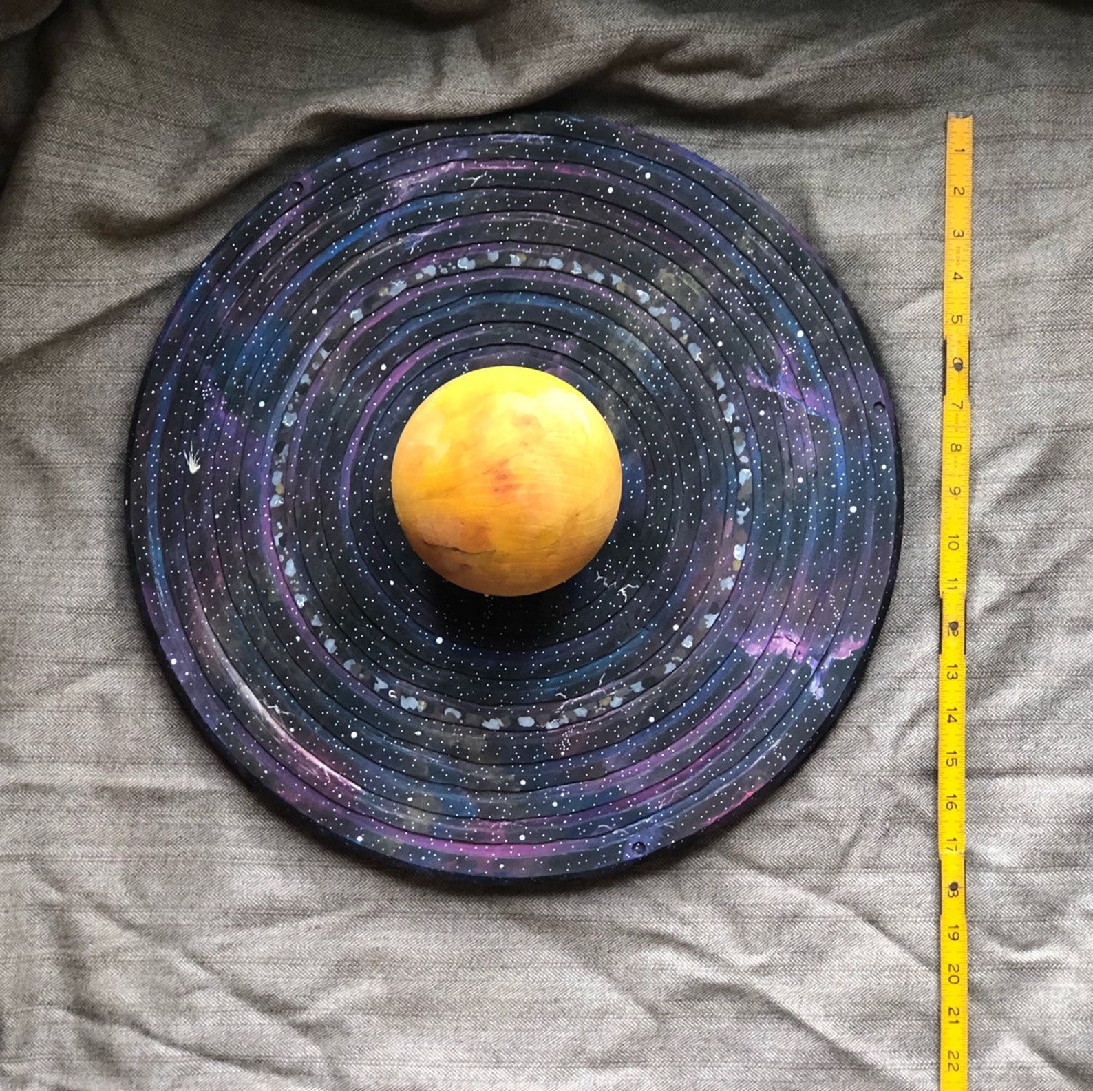The Original Wooden XXL Solar System Galaxy Base Set Orbit - Etsy