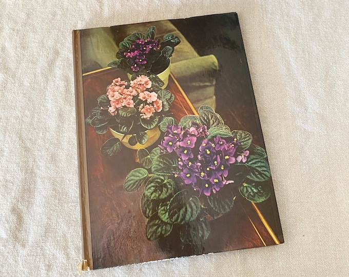 Vintage flowering House Plants Guide Book : How to Care Guide for ...