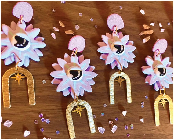 EYELAC MUMS / Lilac / Mum / Arches / Eye / Flower / Purple / - Etsy