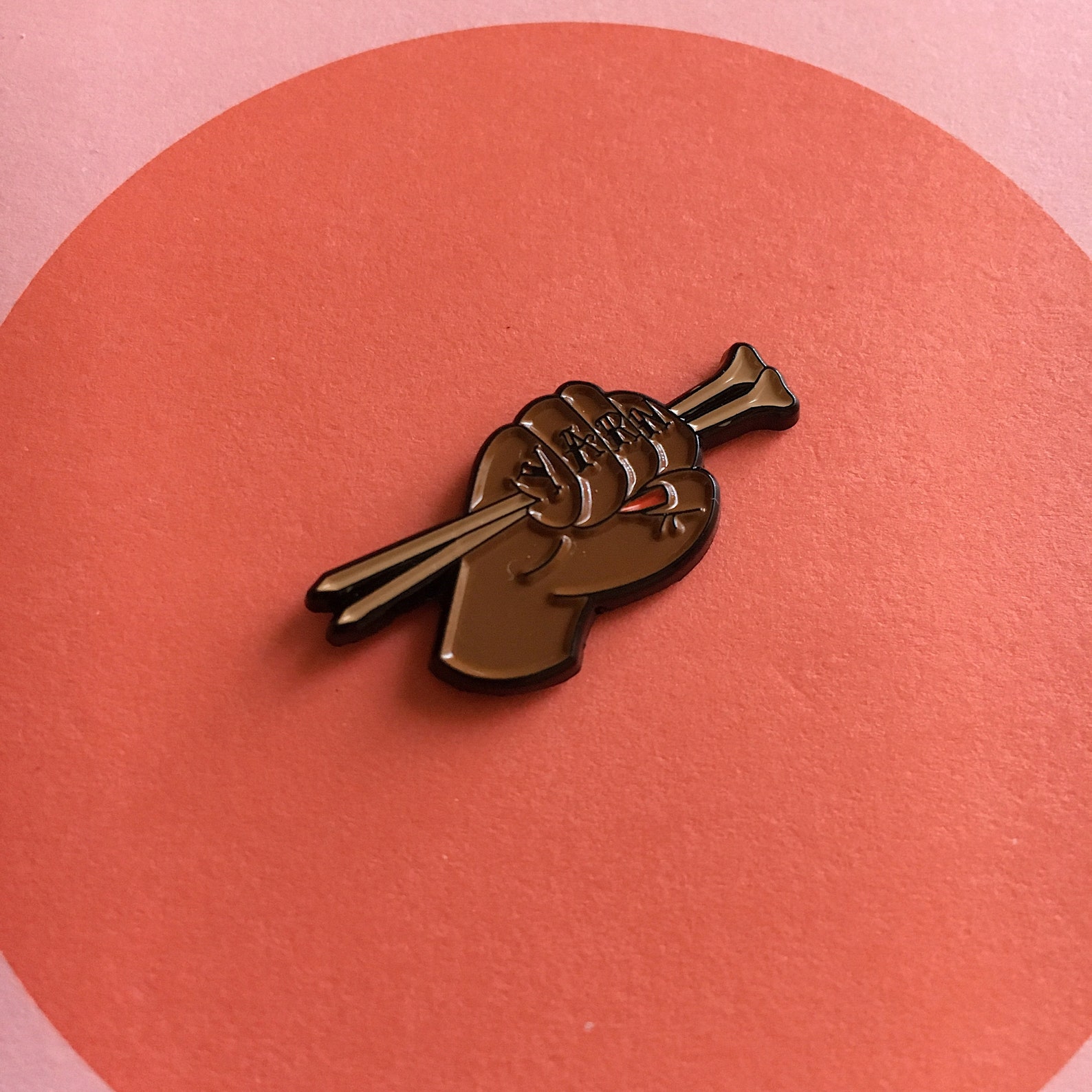 Yarn Hand 01 Knitting Enamel Pin Knitting Needles Fiber - Etsy