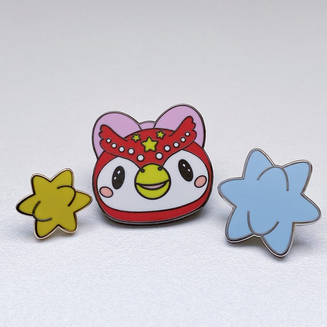 Celeste Pin Set, Celeste and Small and Large Star Fragment Enamel Pin ...