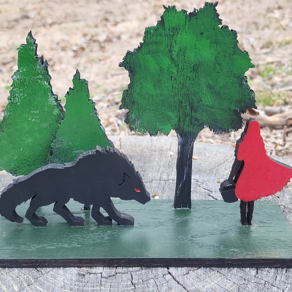 Little Red Riding Hood Scene - Etsy