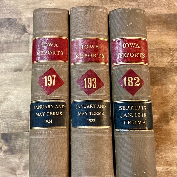 Antique Vintage Law Books - Etsy