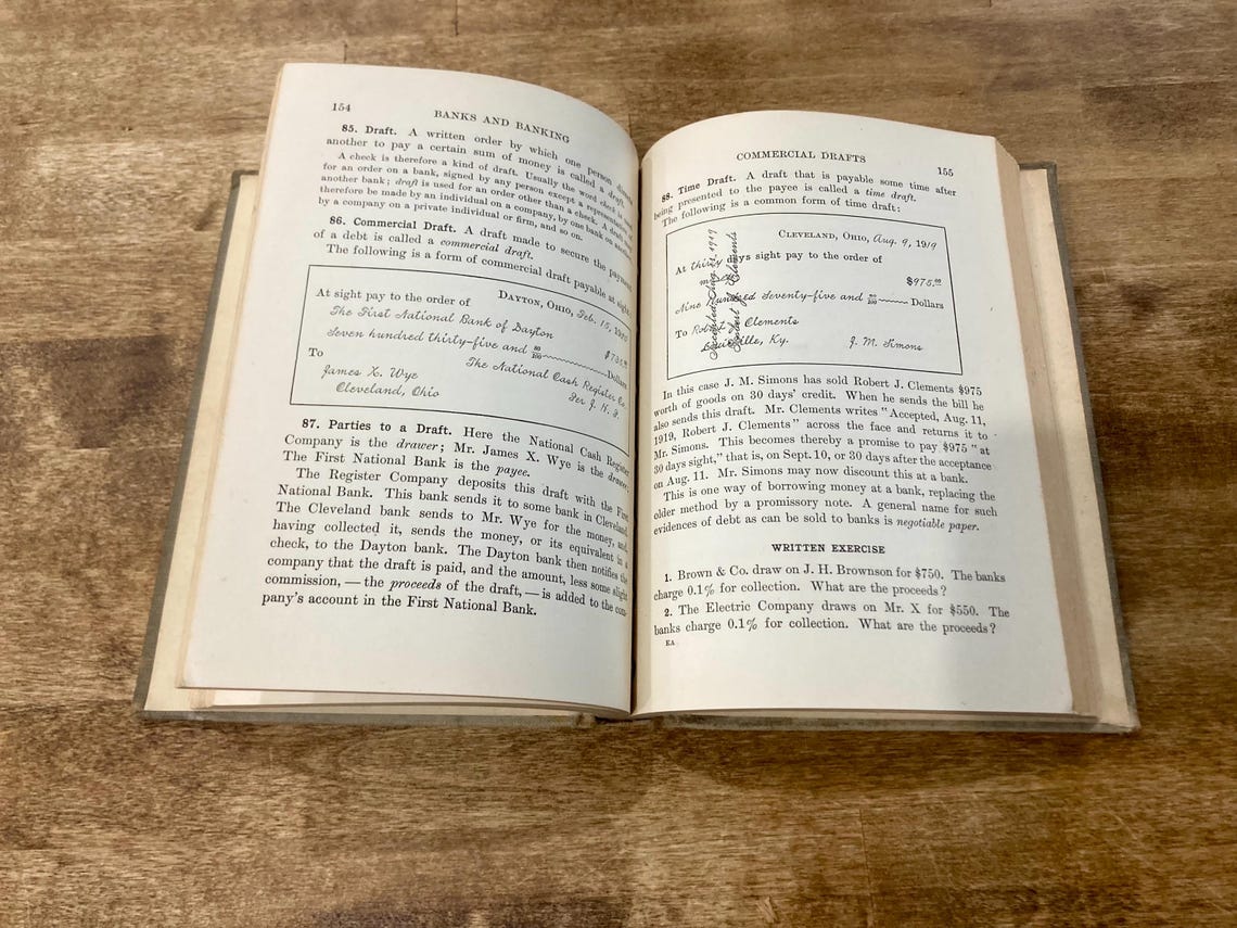 Antique Math Book - Essentials of Arithmetic-1915 - Etsy
