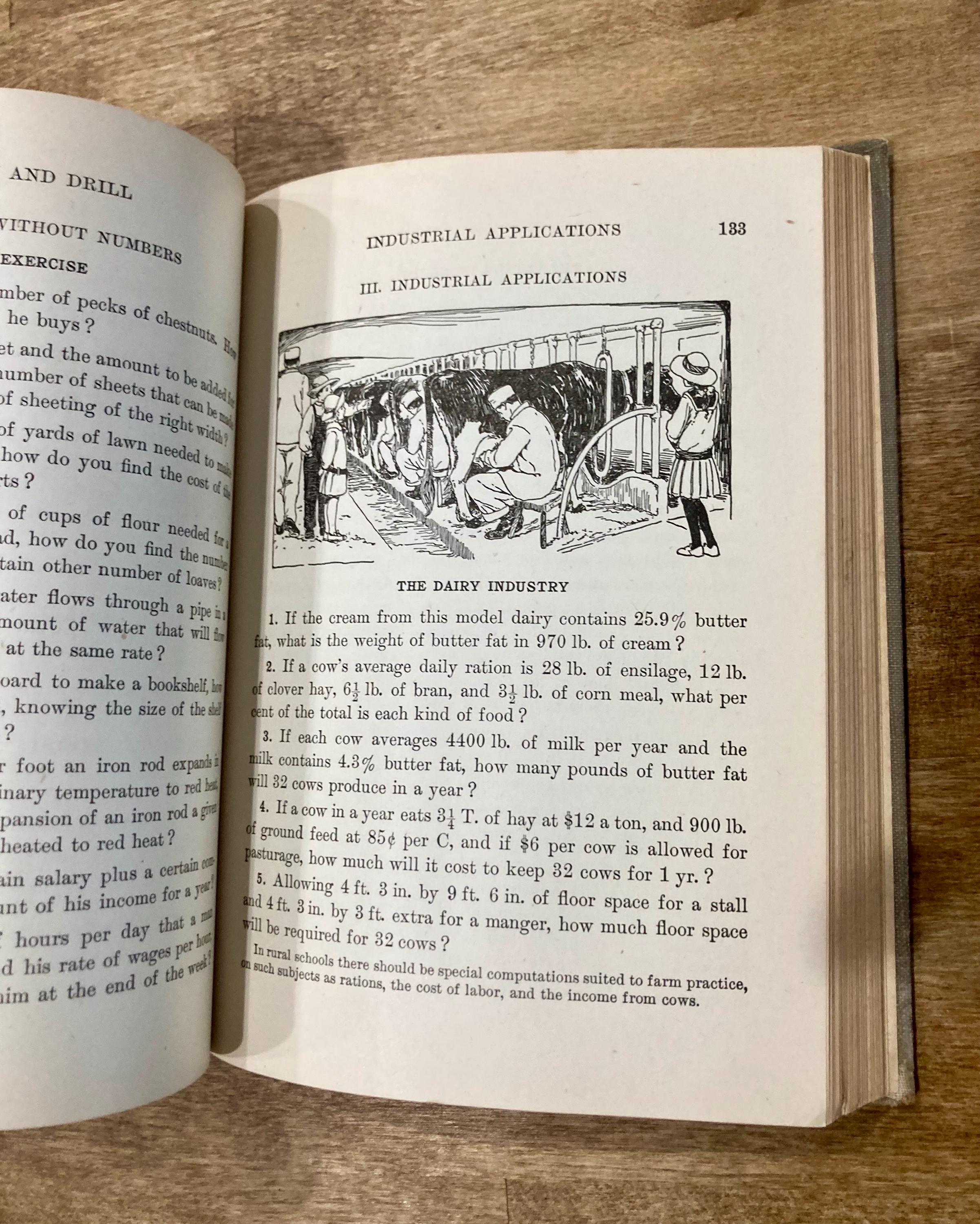 Antique Math Book - Essentials of Arithmetic-1915 - Etsy