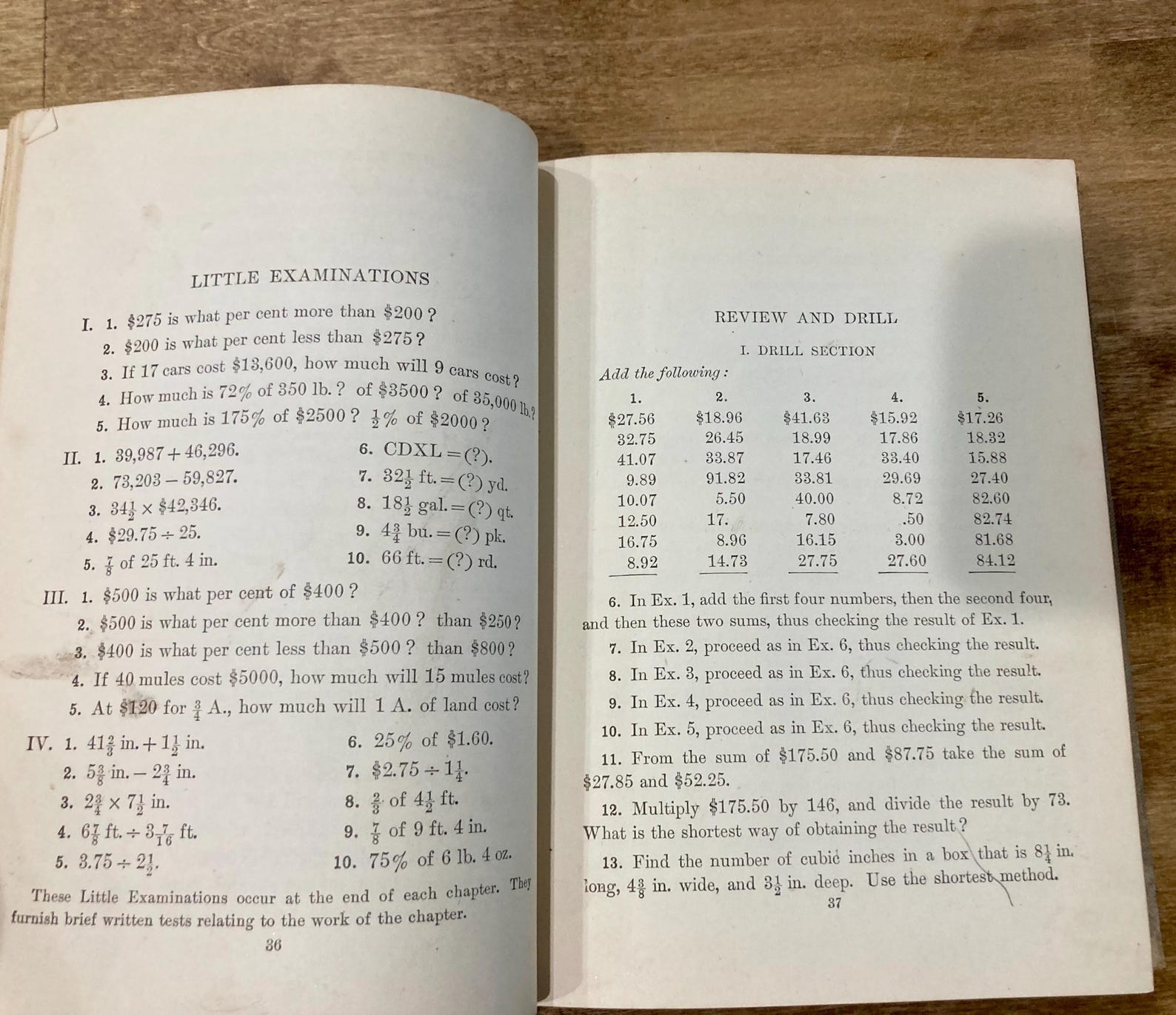 Antique Math Book - Essentials of Arithmetic-1915 - Etsy
